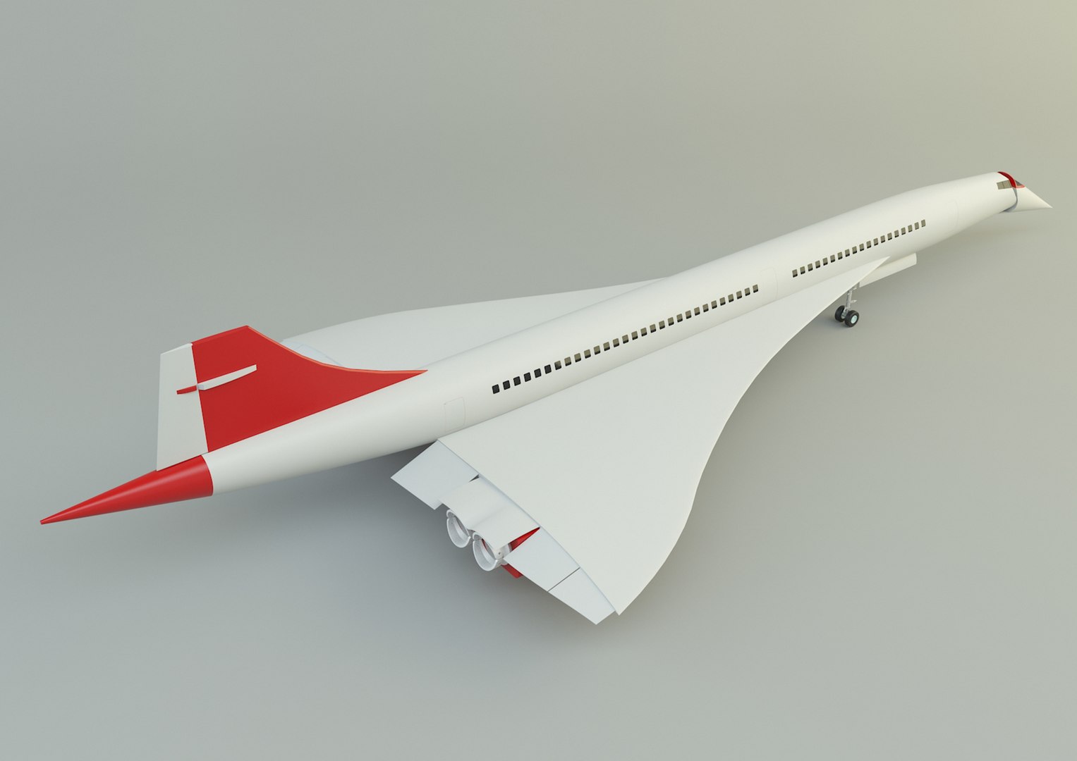 3D concorde passenger plane model 3D model model - TurboSquid 2056149