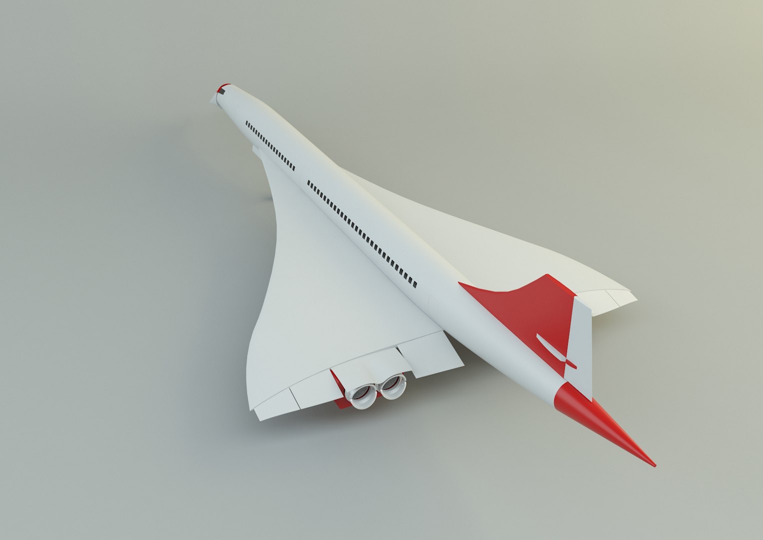 3D concorde passenger plane model 3D model model - TurboSquid 2056149