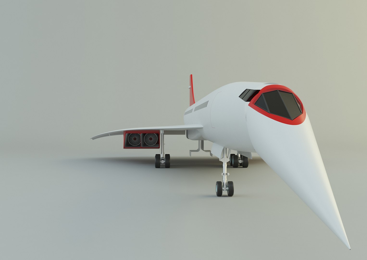 3D concorde passenger plane model 3D model model - TurboSquid 2056149