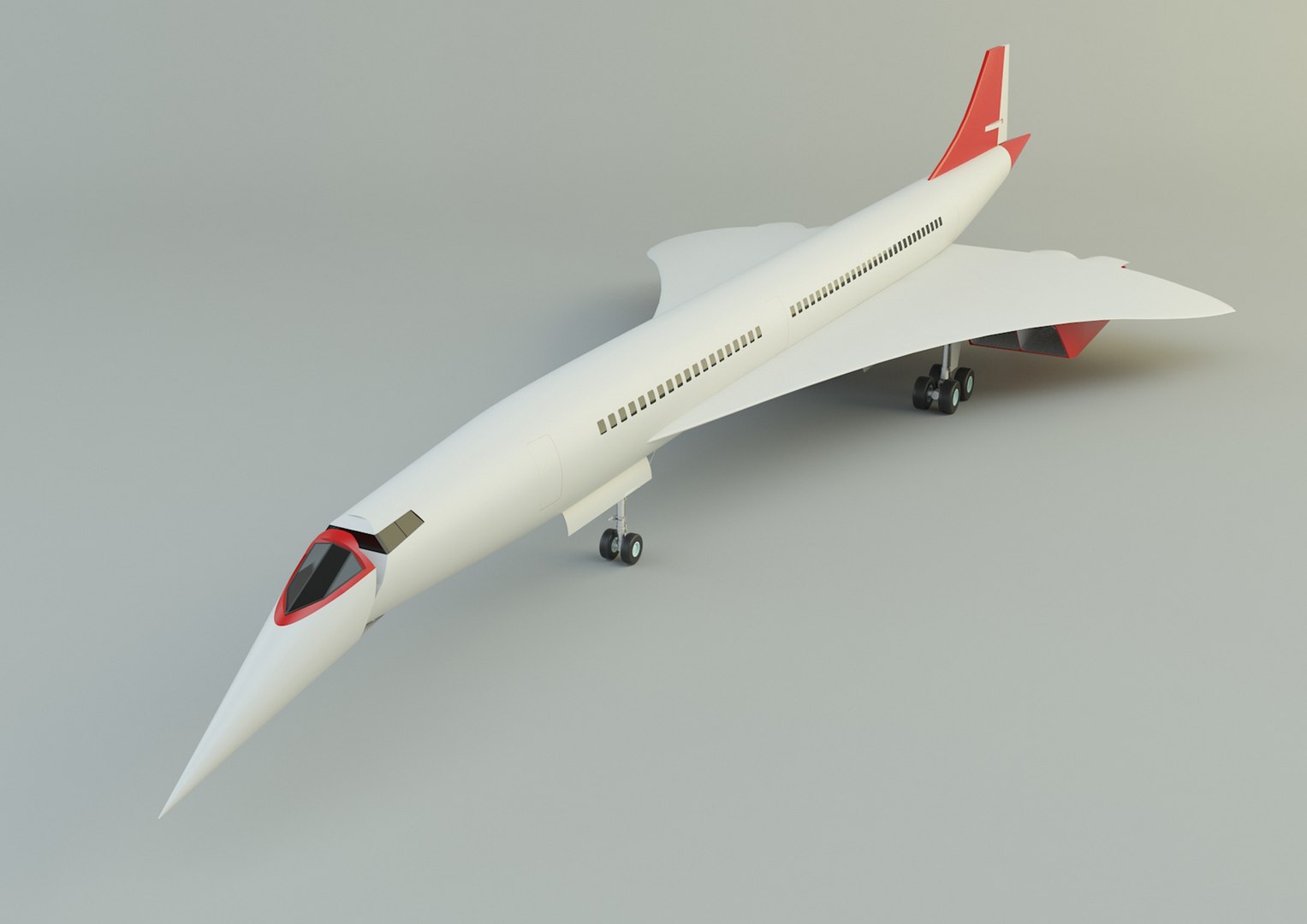3D concorde passenger plane model 3D model model - TurboSquid 2056149