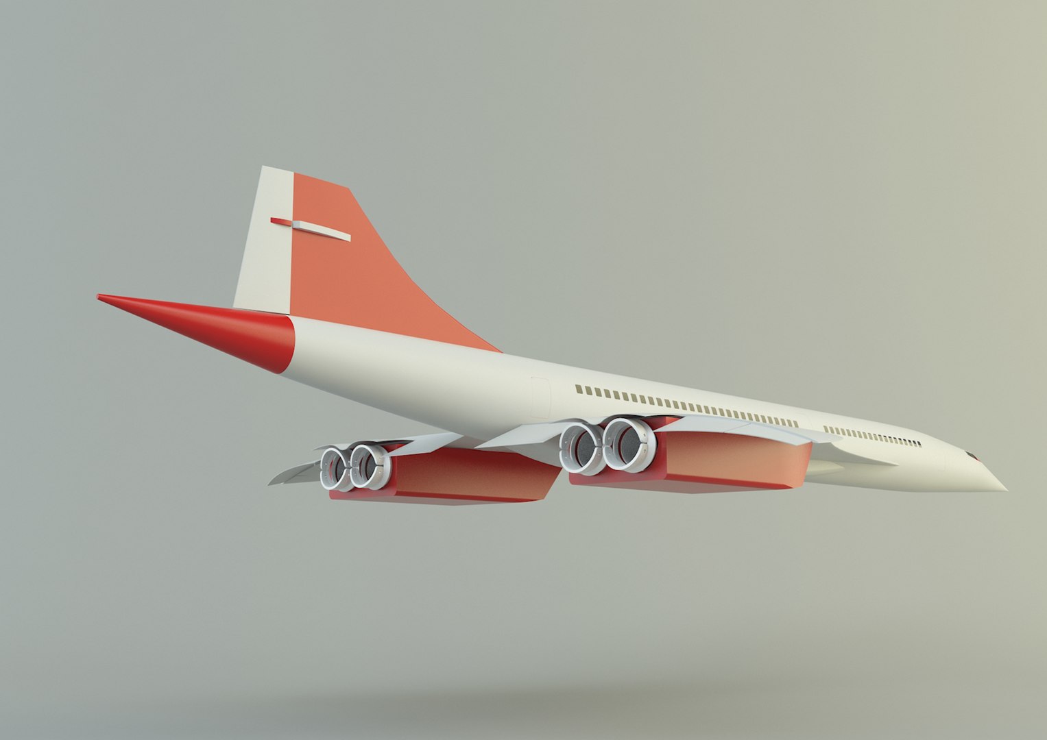 3D concorde passenger plane model 3D model model - TurboSquid 2056149