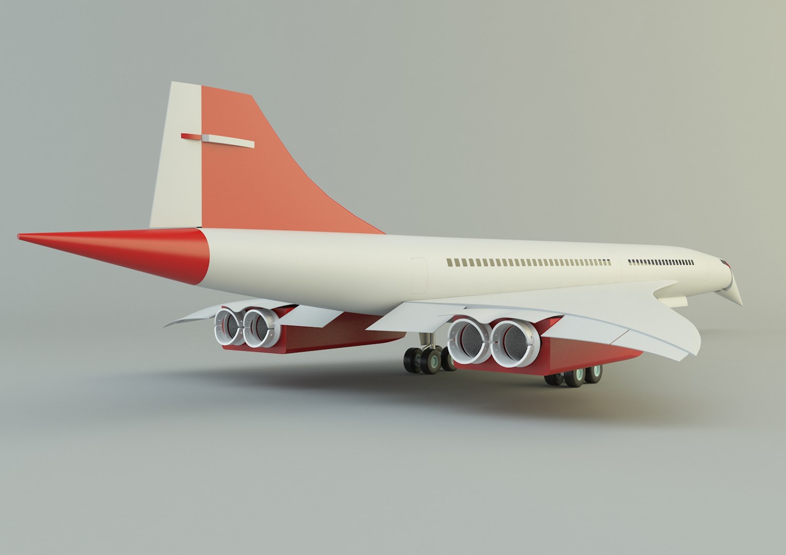 3D concorde passenger plane model 3D model model - TurboSquid 2056149