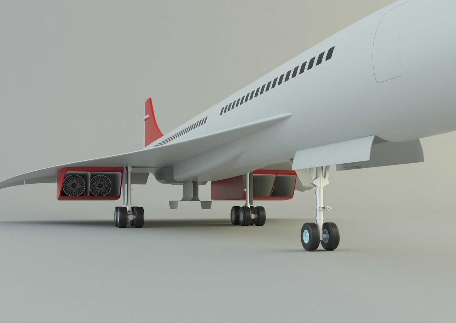 3D concorde passenger plane model 3D model model - TurboSquid 2056149