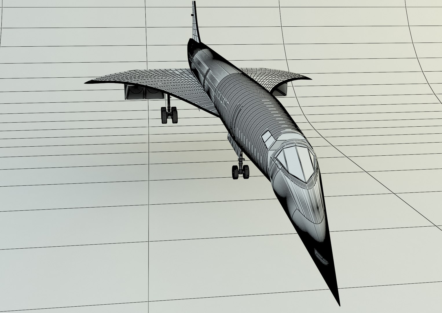 3D concorde passenger plane model 3D model model - TurboSquid 2056149
