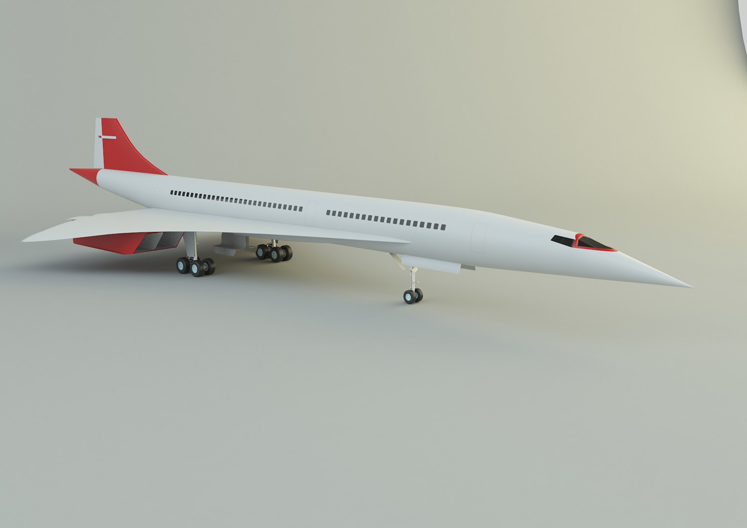 3D concorde passenger plane model 3D model model - TurboSquid 2056149
