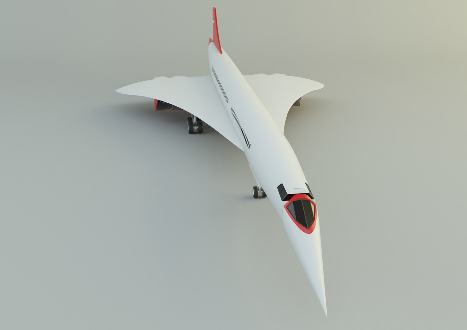3D concorde passenger plane model 3D model model - TurboSquid 2056149