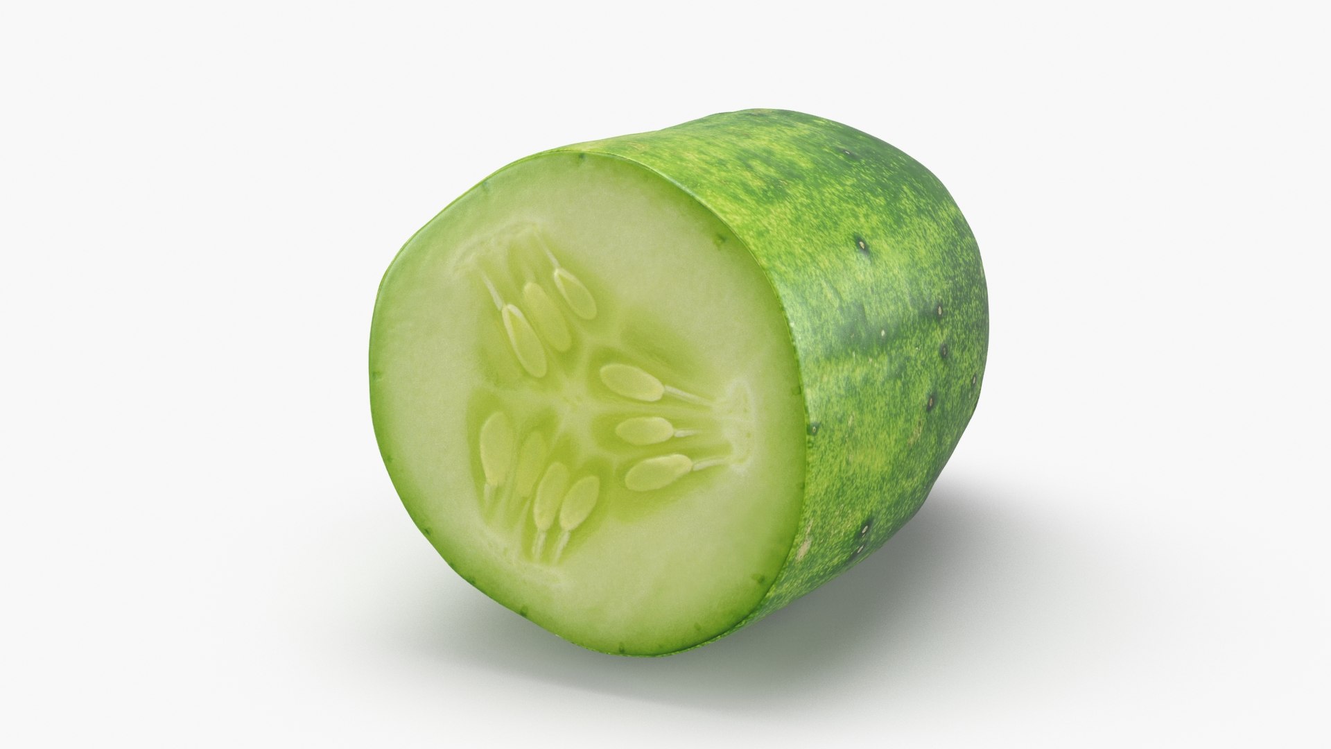 Half Cucumber 03 Model - TurboSquid 2064733