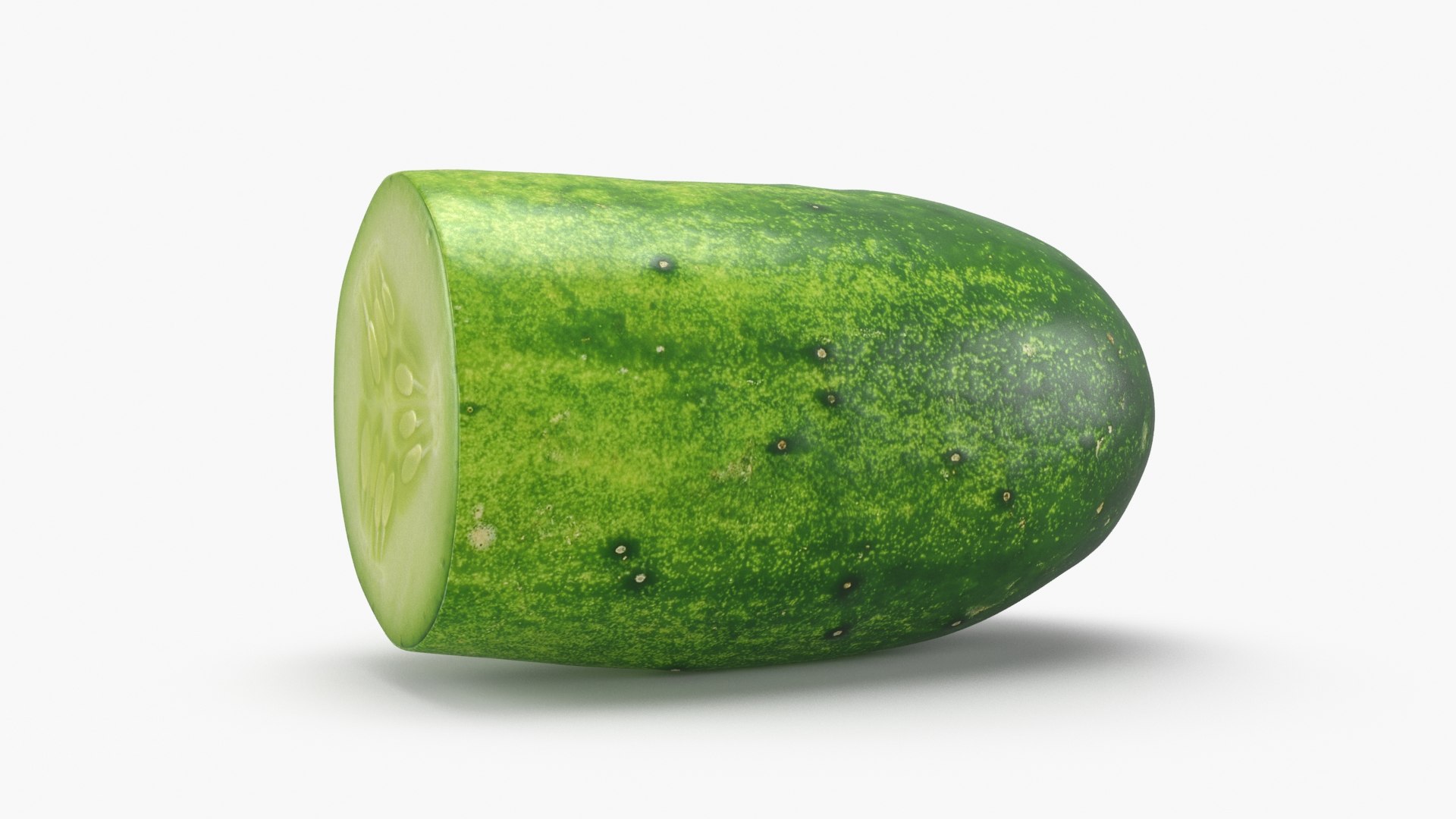Half Cucumber 03 Model - TurboSquid 2064733