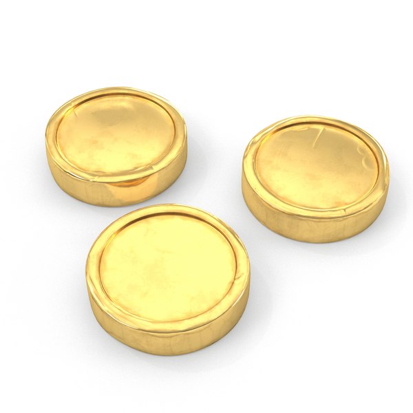 3D generic gold coins model - TurboSquid 1661686