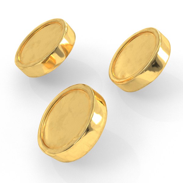 3D generic gold coins model - TurboSquid 1661686