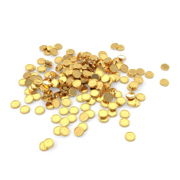 3D generic gold coins model - TurboSquid 1661686