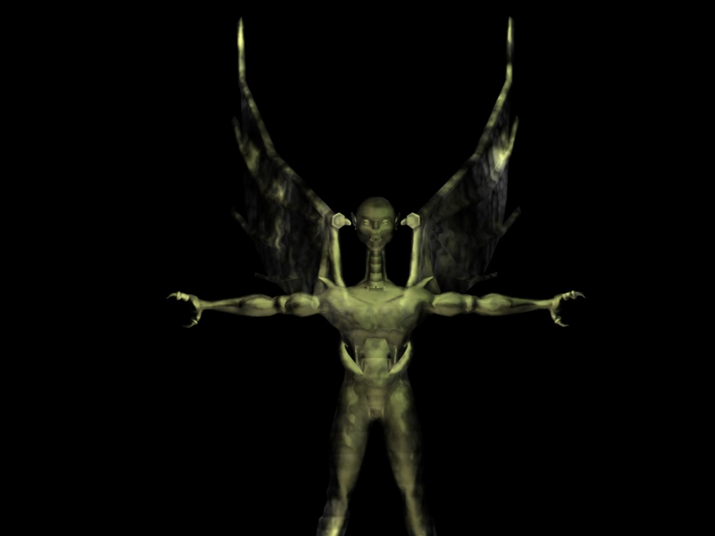 3d Creature Wings Monster