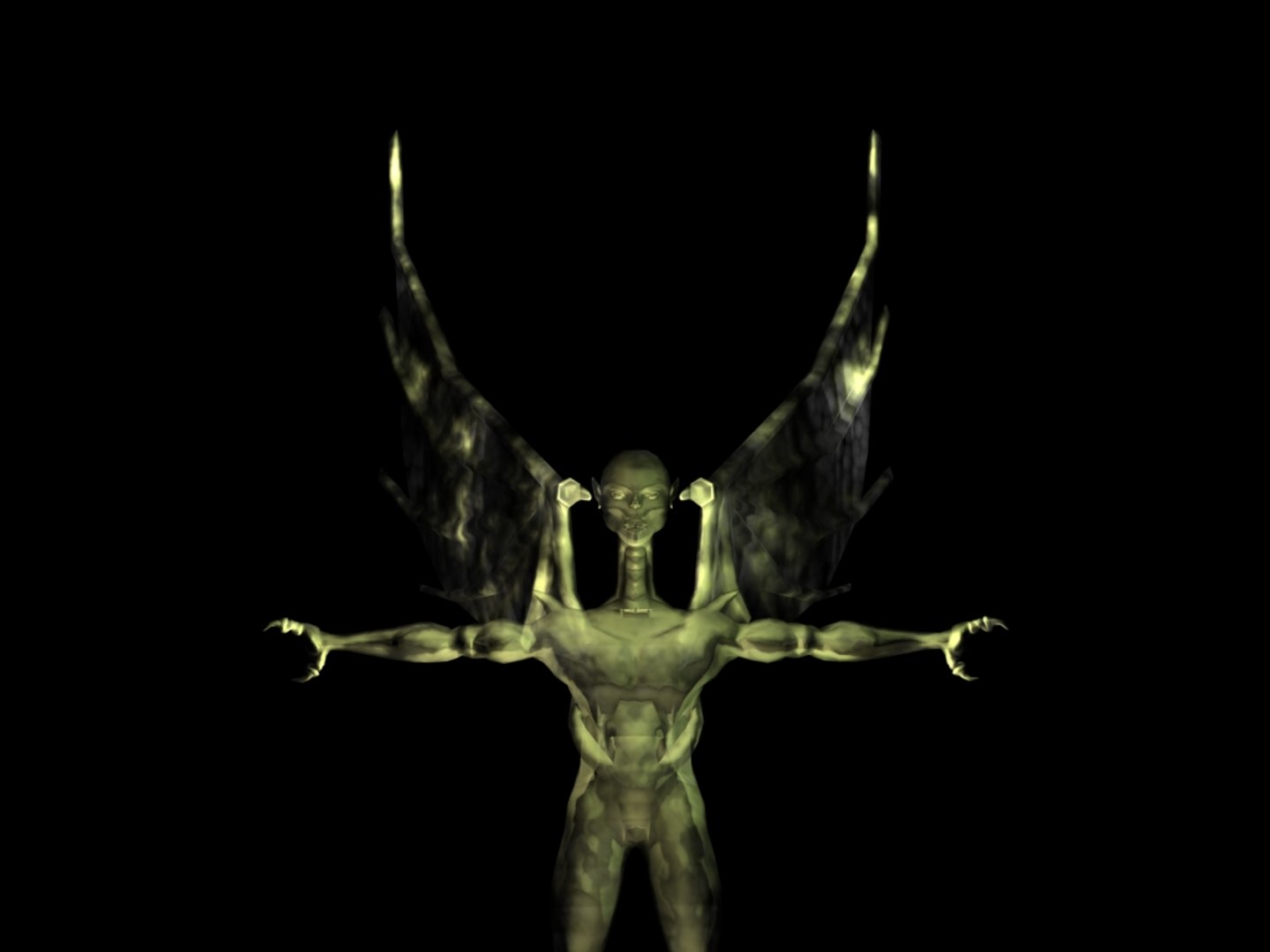 3d Creature Wings Monster