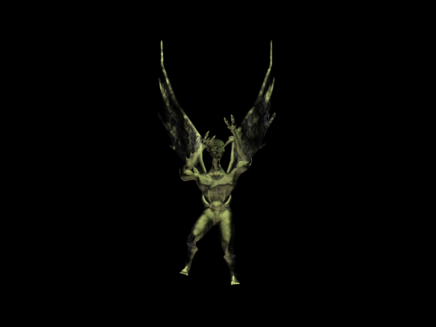 3d Creature Wings Monster