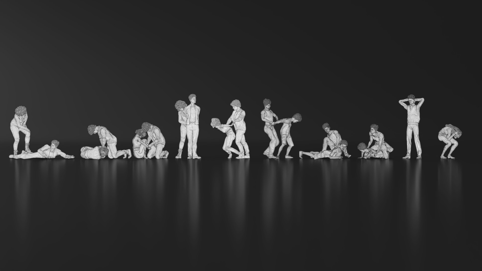 HD People 29 Hostage 3D Model - TurboSquid 2216328