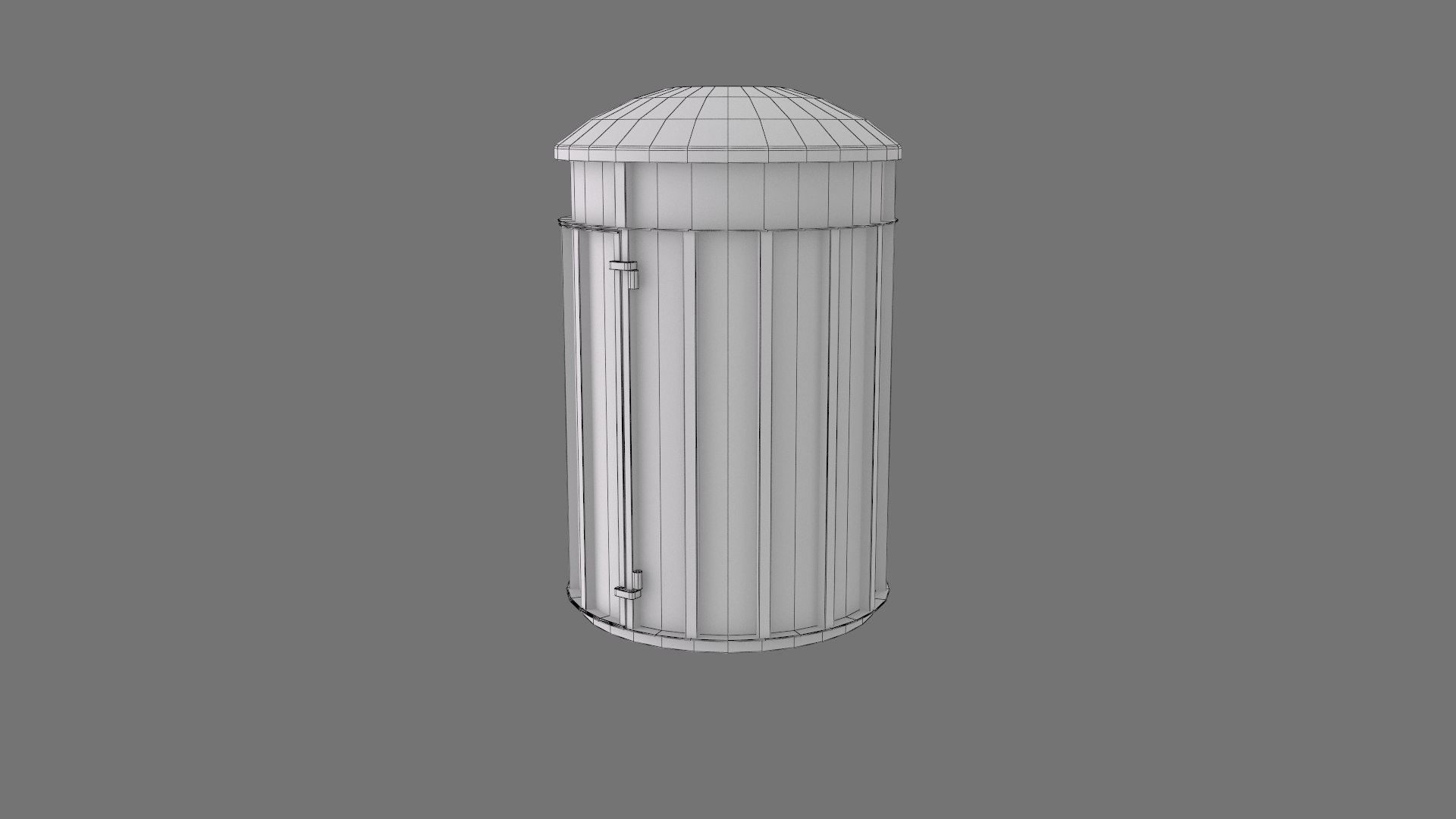 3D Realistic Green Trash Bin - TurboSquid 1553201