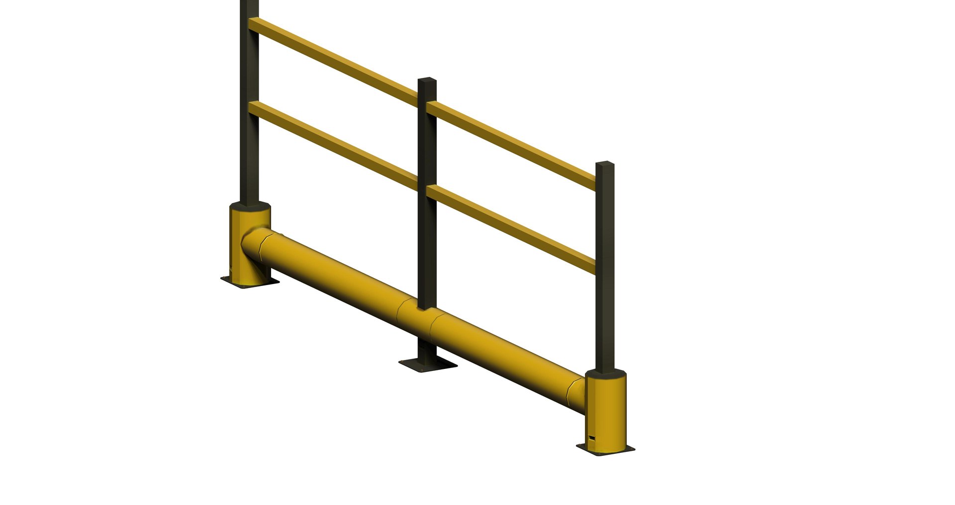 3D Flex Impact Traffic Safety Barrier - TurboSquid 2084372