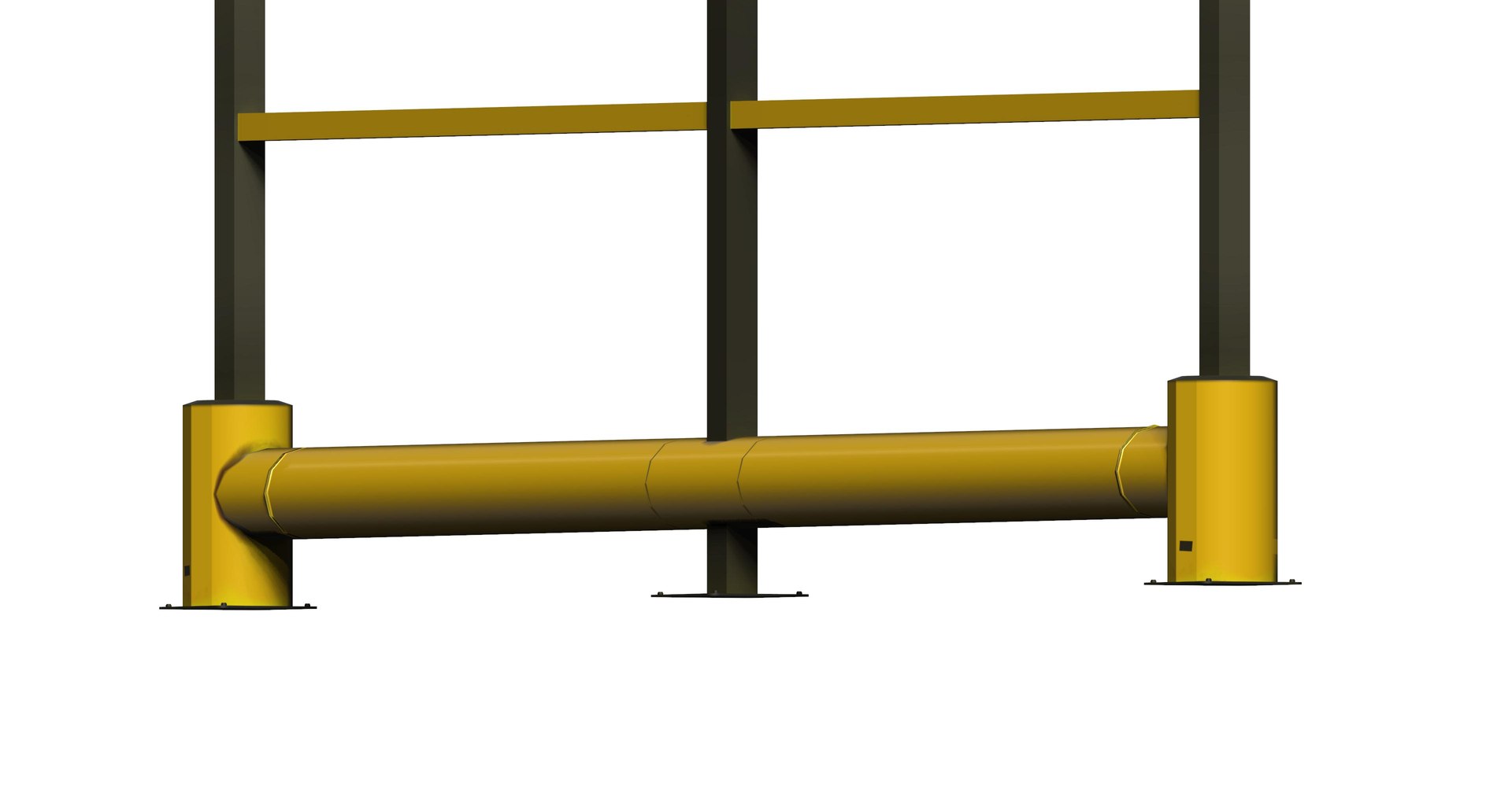 3D Flex Impact Traffic Safety Barrier - TurboSquid 2084372