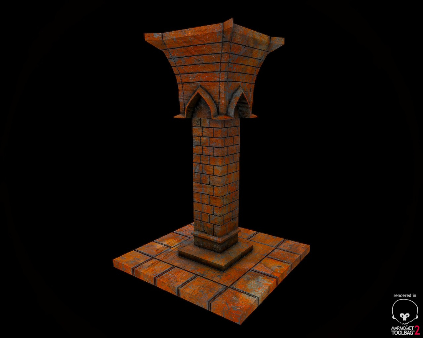 3d Pillar Model