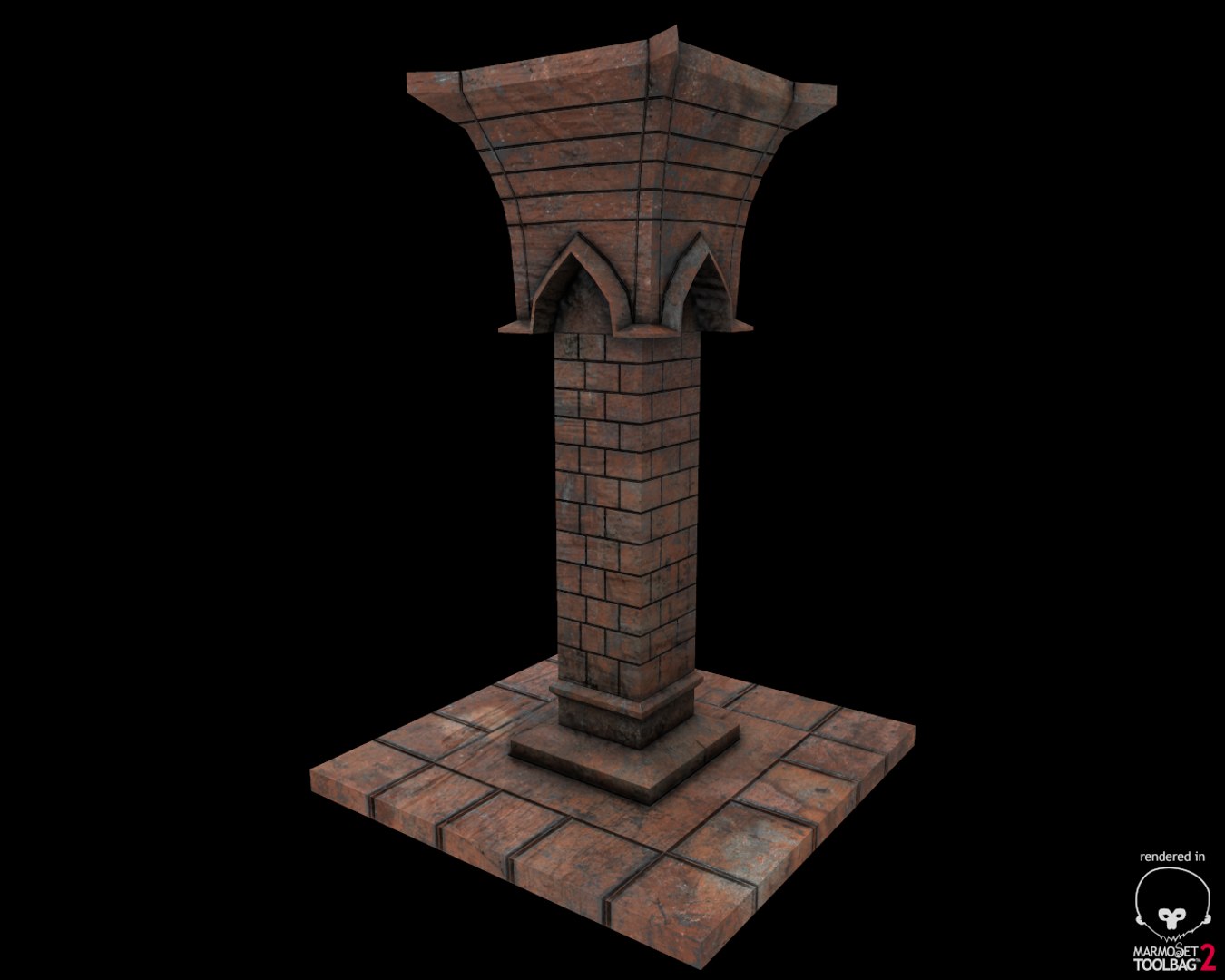 3d Pillar Model