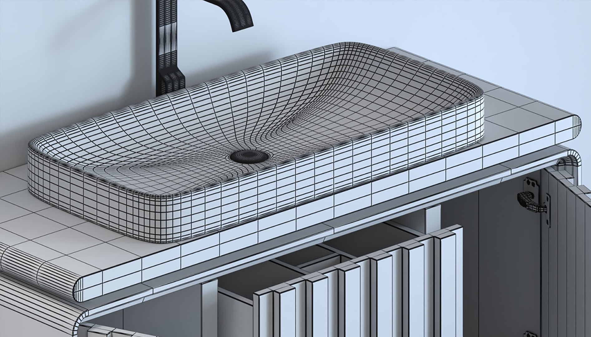 Bathroom Vanity 01 3D Model - TurboSquid 1970048