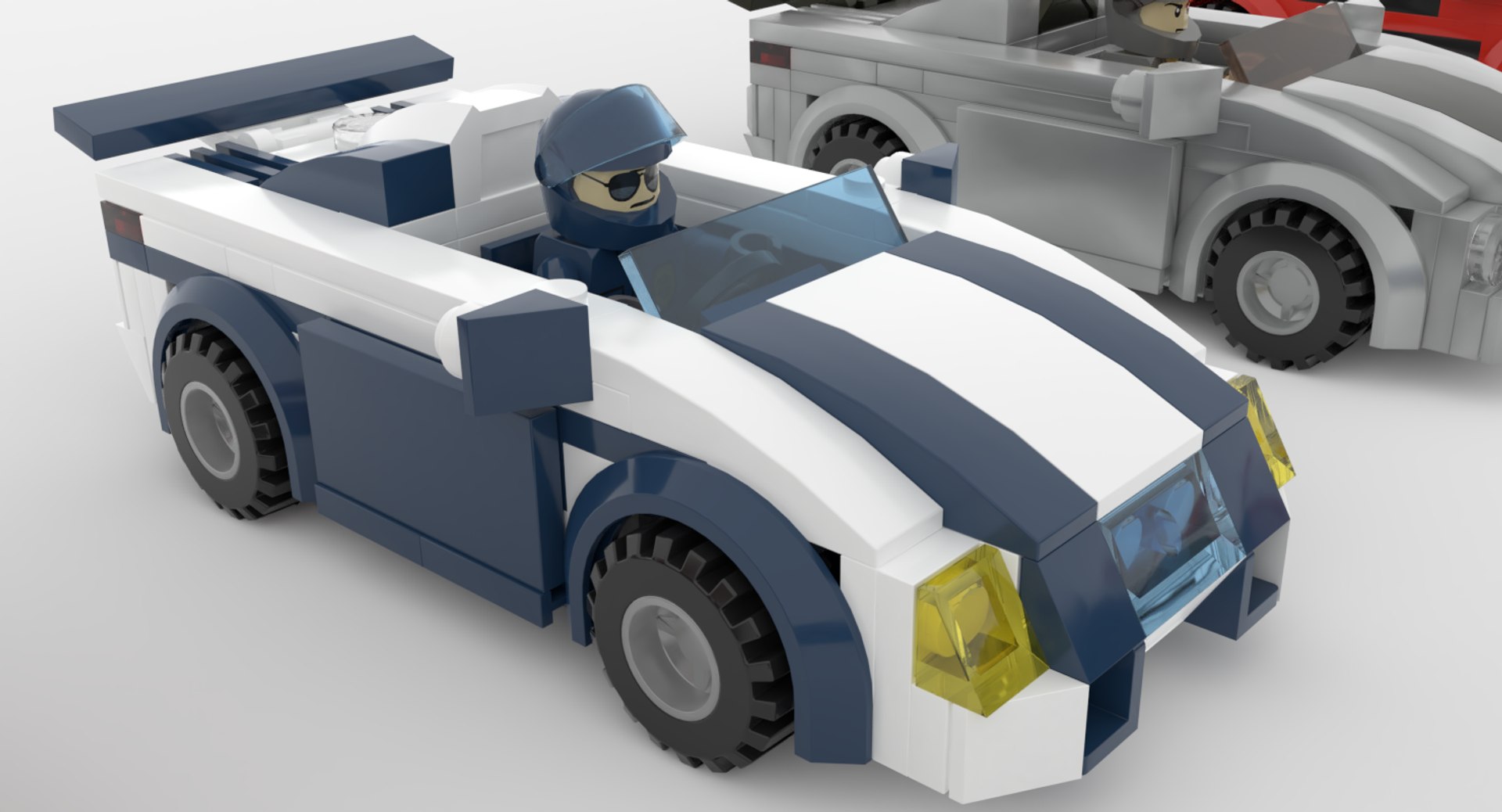3D Lego Mini Racers - TurboSquid 1550680