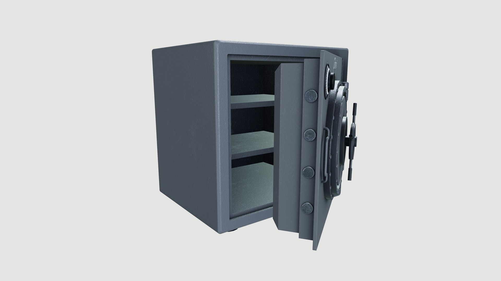 3D Iron Safe - TurboSquid 2410573