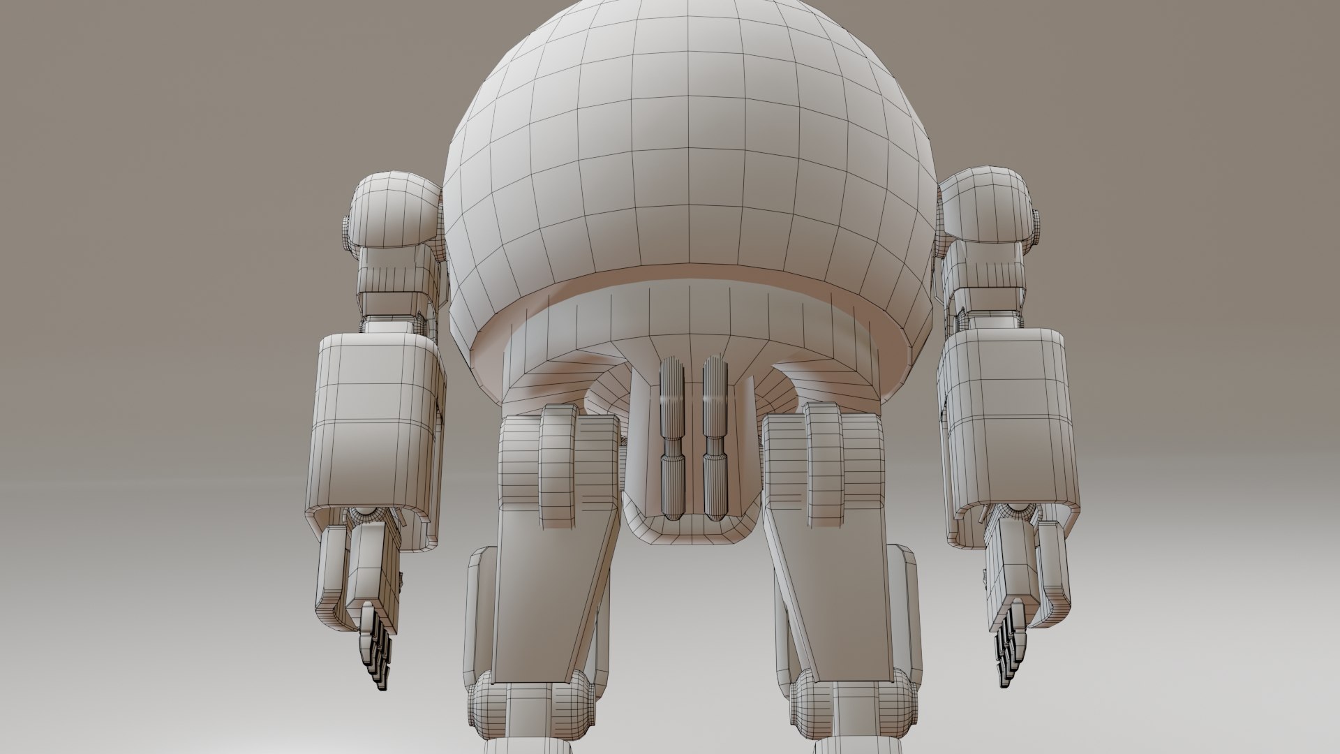 Sci Fi Mecha Robot 3D model - TurboSquid 1798872