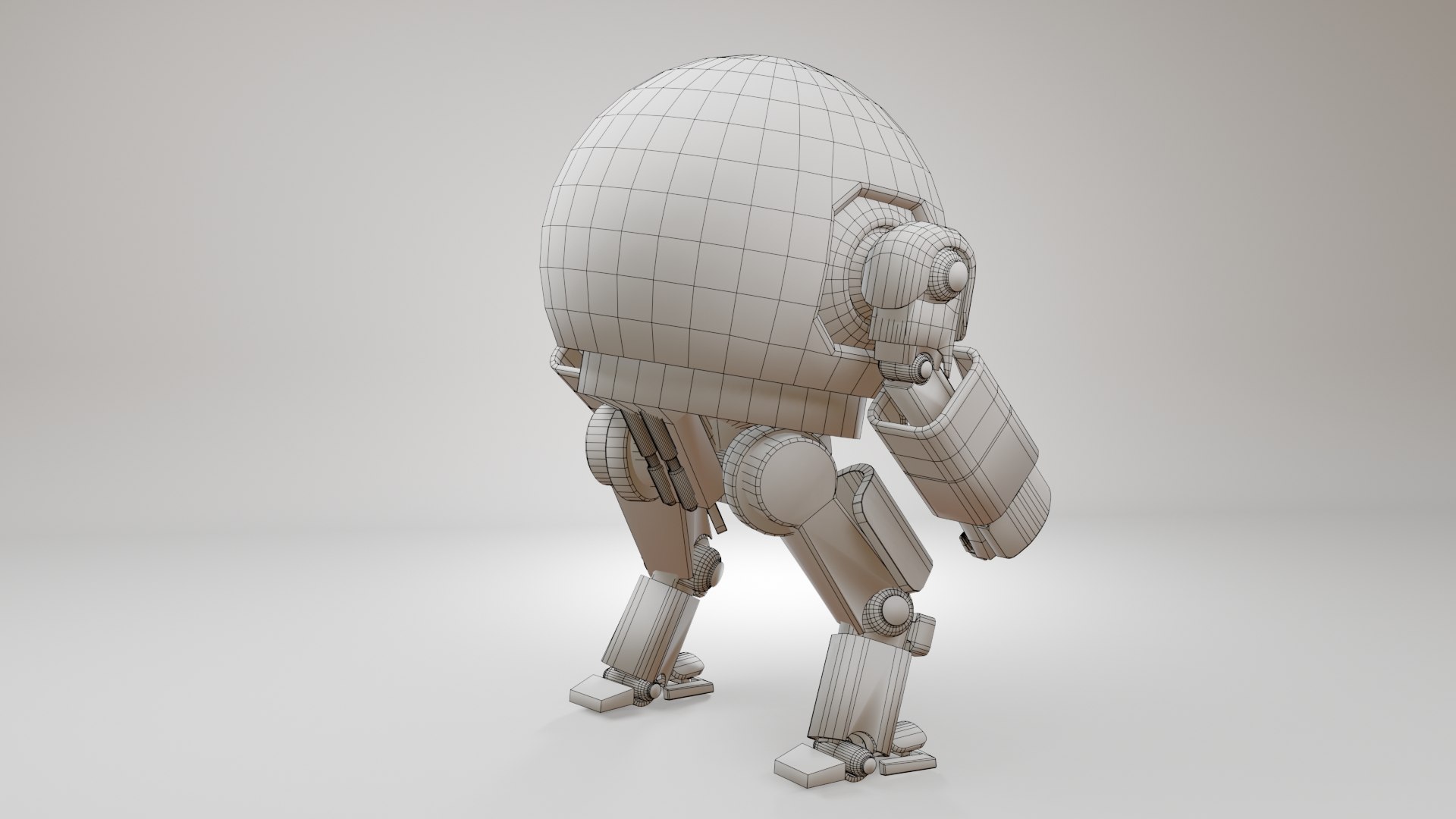 Sci Fi Mecha Robot 3D model - TurboSquid 1798872