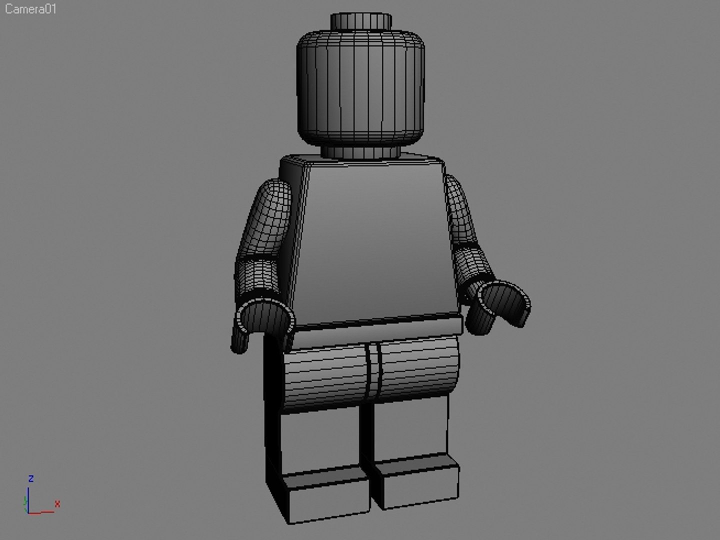 3ds max lego character - spiderman