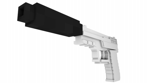 free gun 3d model