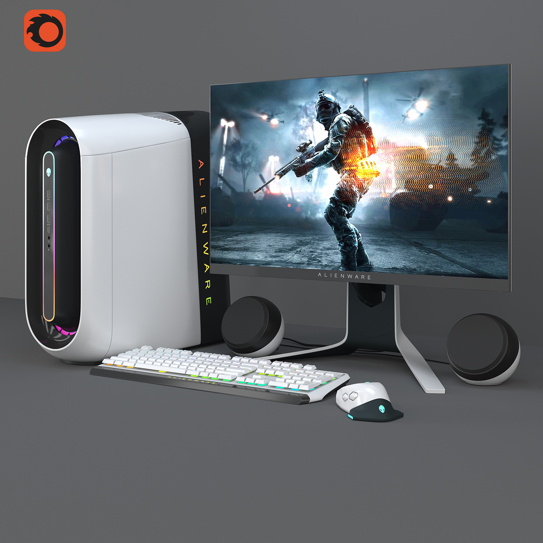 3D Alienware Aurora r11 computer - TurboSquid 1721042