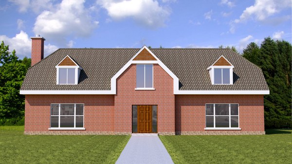 3ds house windows sketchup