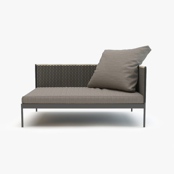roda basket sofa module 3d model