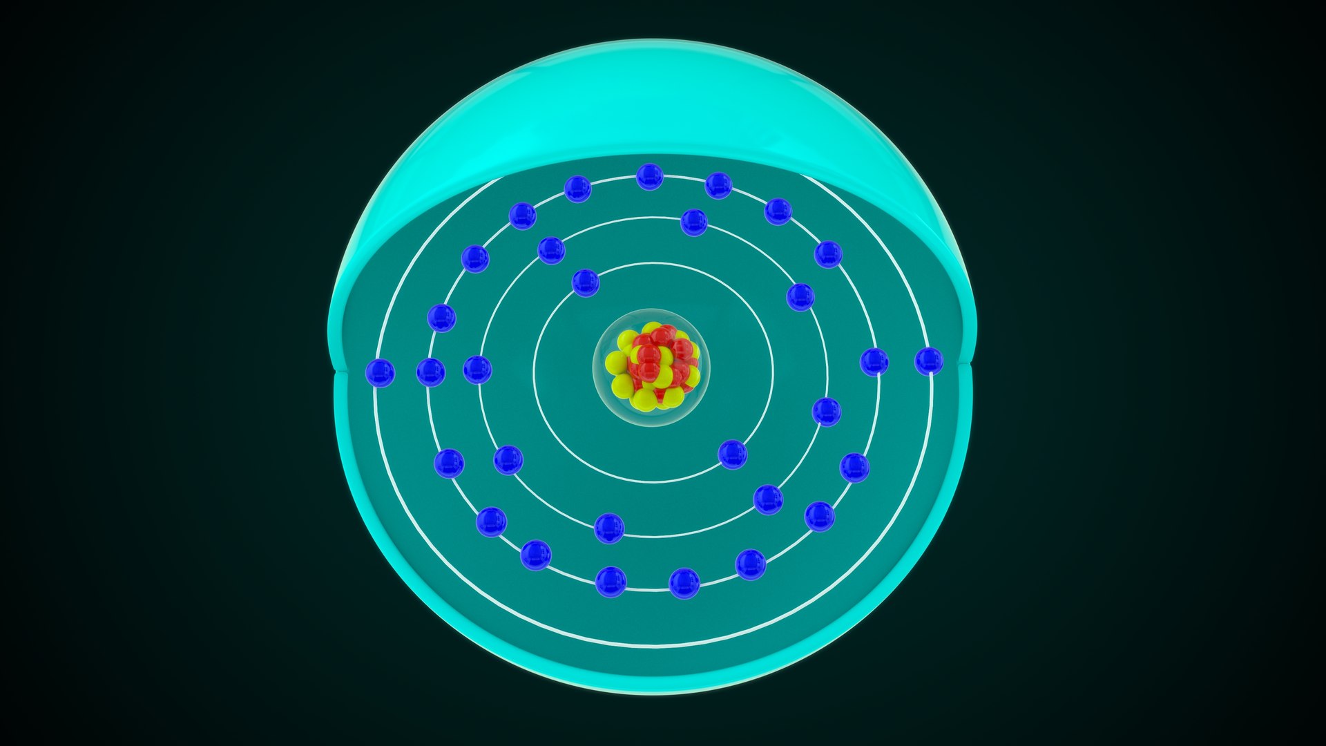 3D Model Zinc Chemical Element - TurboSquid 2135147