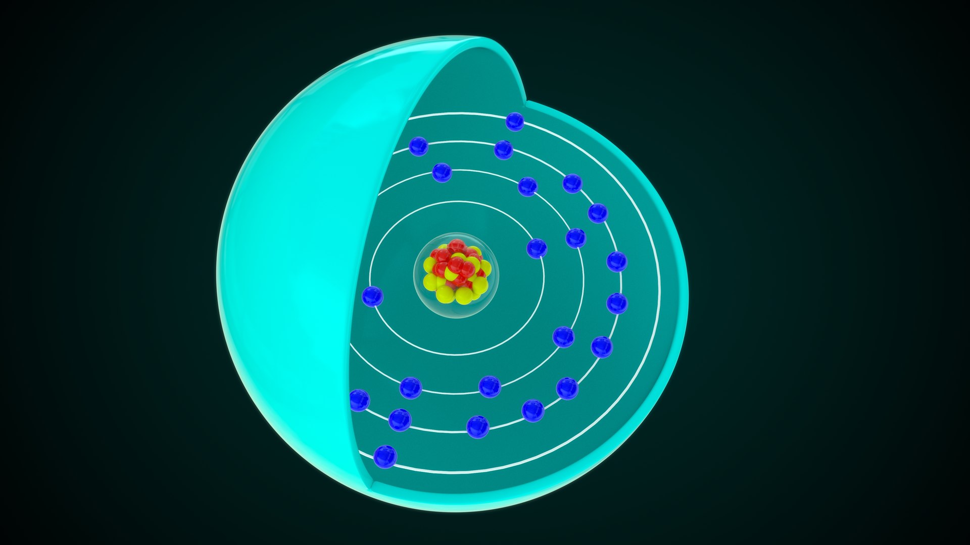 3D Model Zinc Chemical Element - TurboSquid 2135147