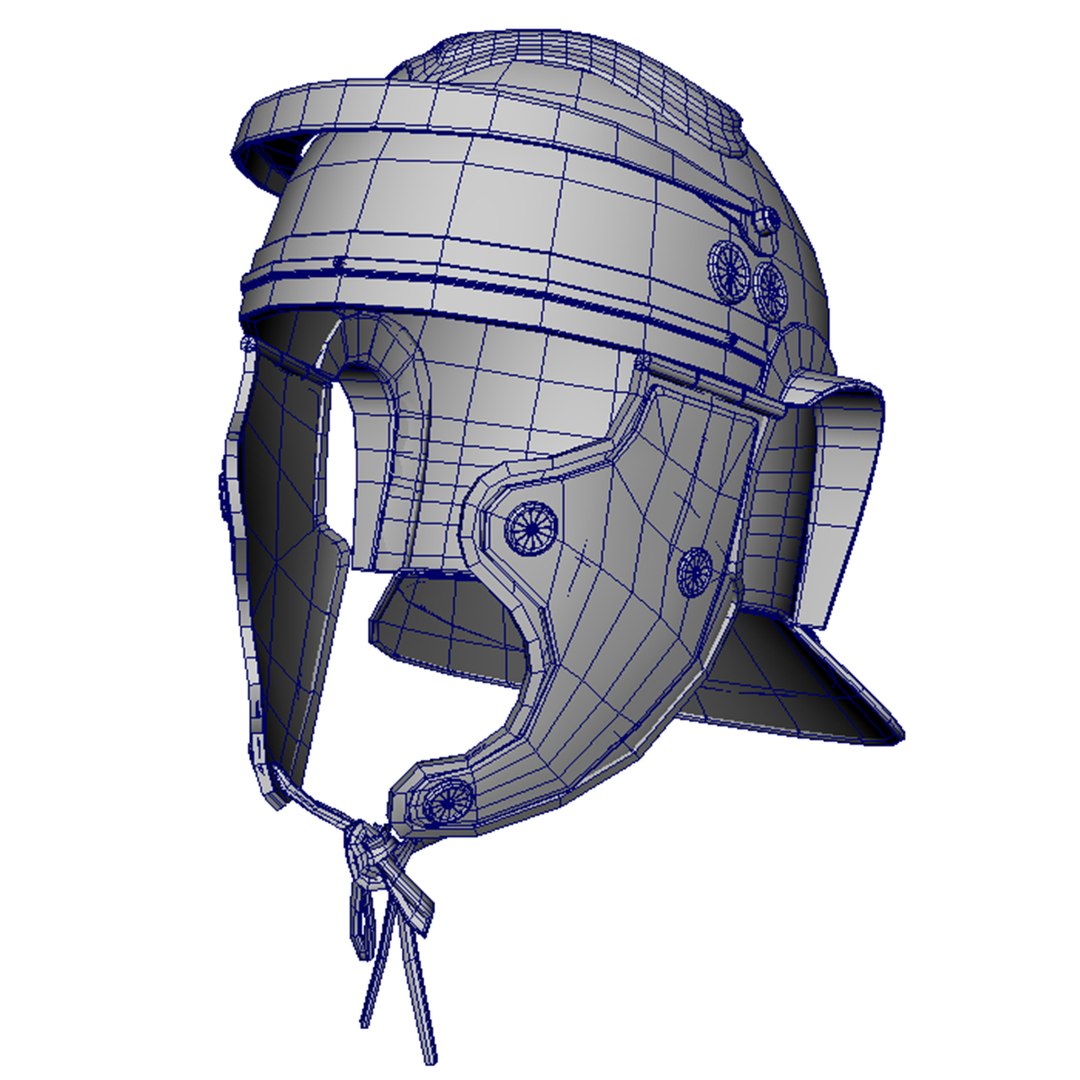 3d Modeled Helmet Armor