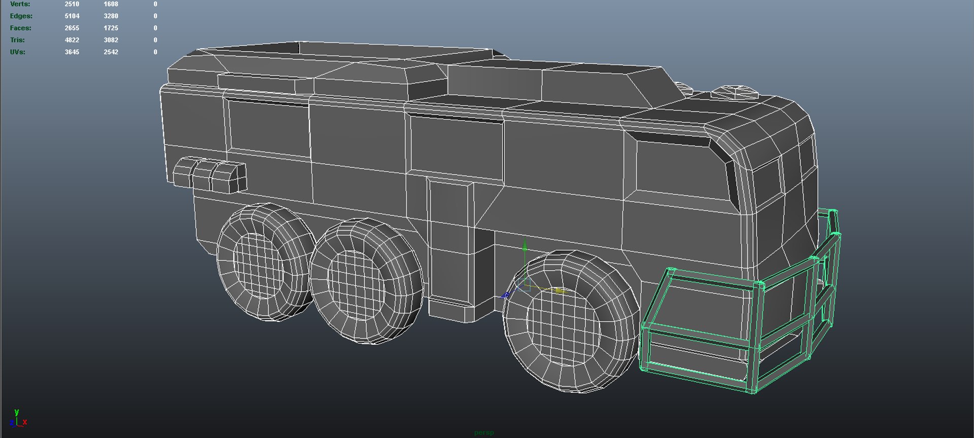 3d model offroad apc