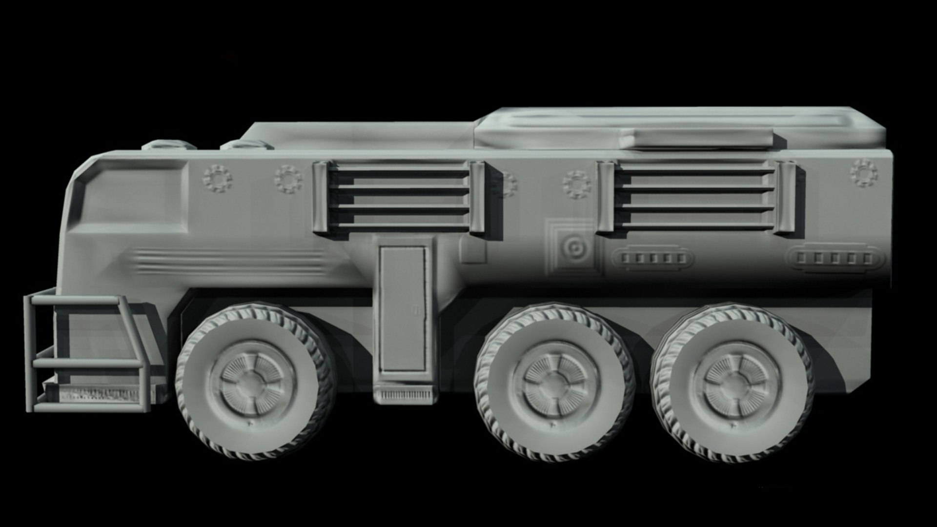 3d model offroad apc