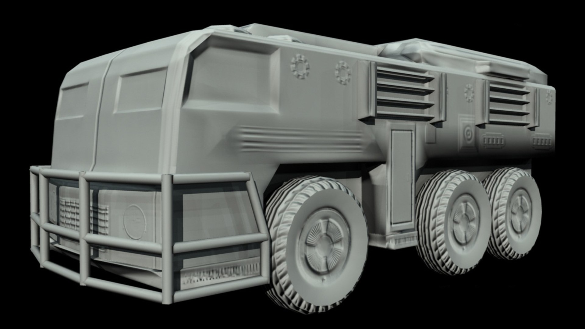 3d model offroad apc