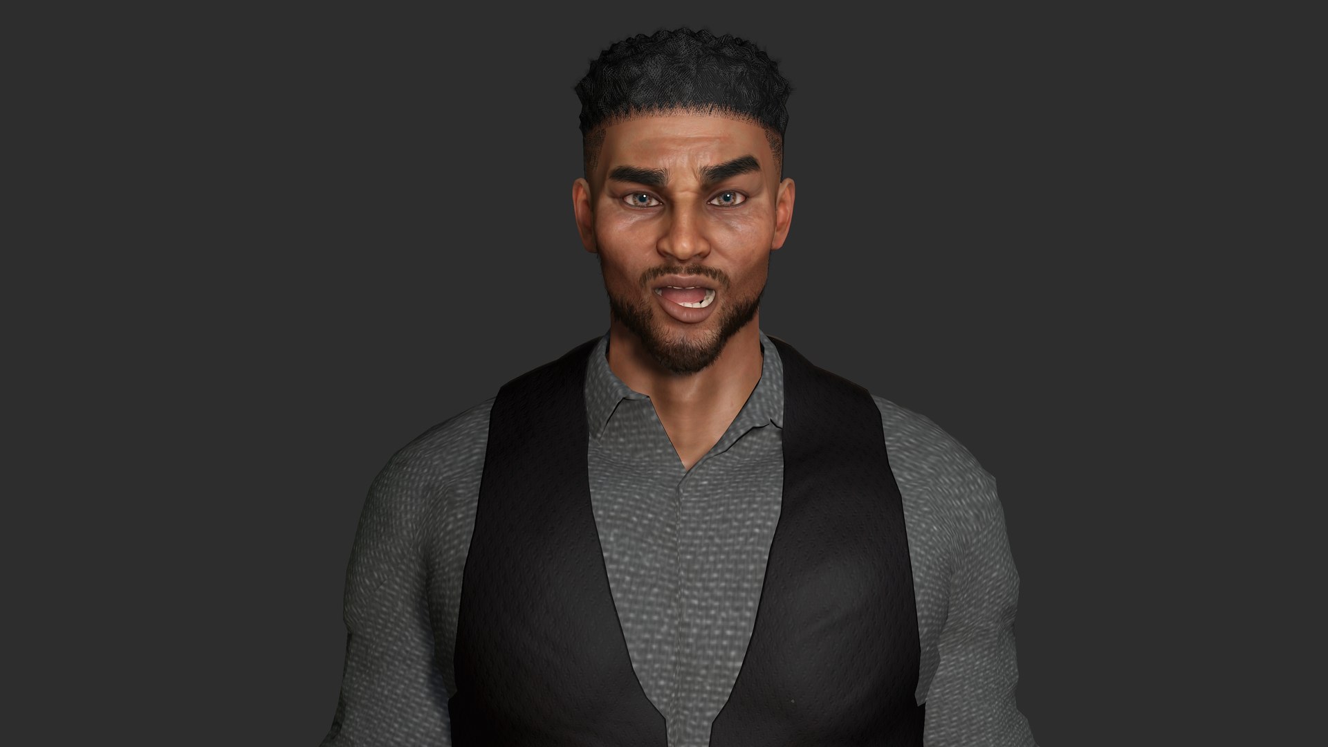 3D Model AAA 3D REALISTIC CHARACTER - BUSINESSMAN MAFIA NPC BODYGUARD ...