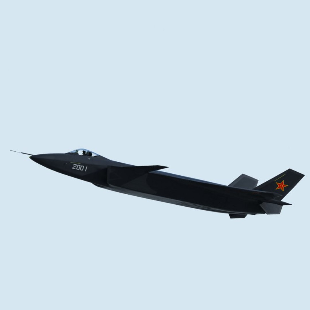 prototype stealth jet fighter 3d max