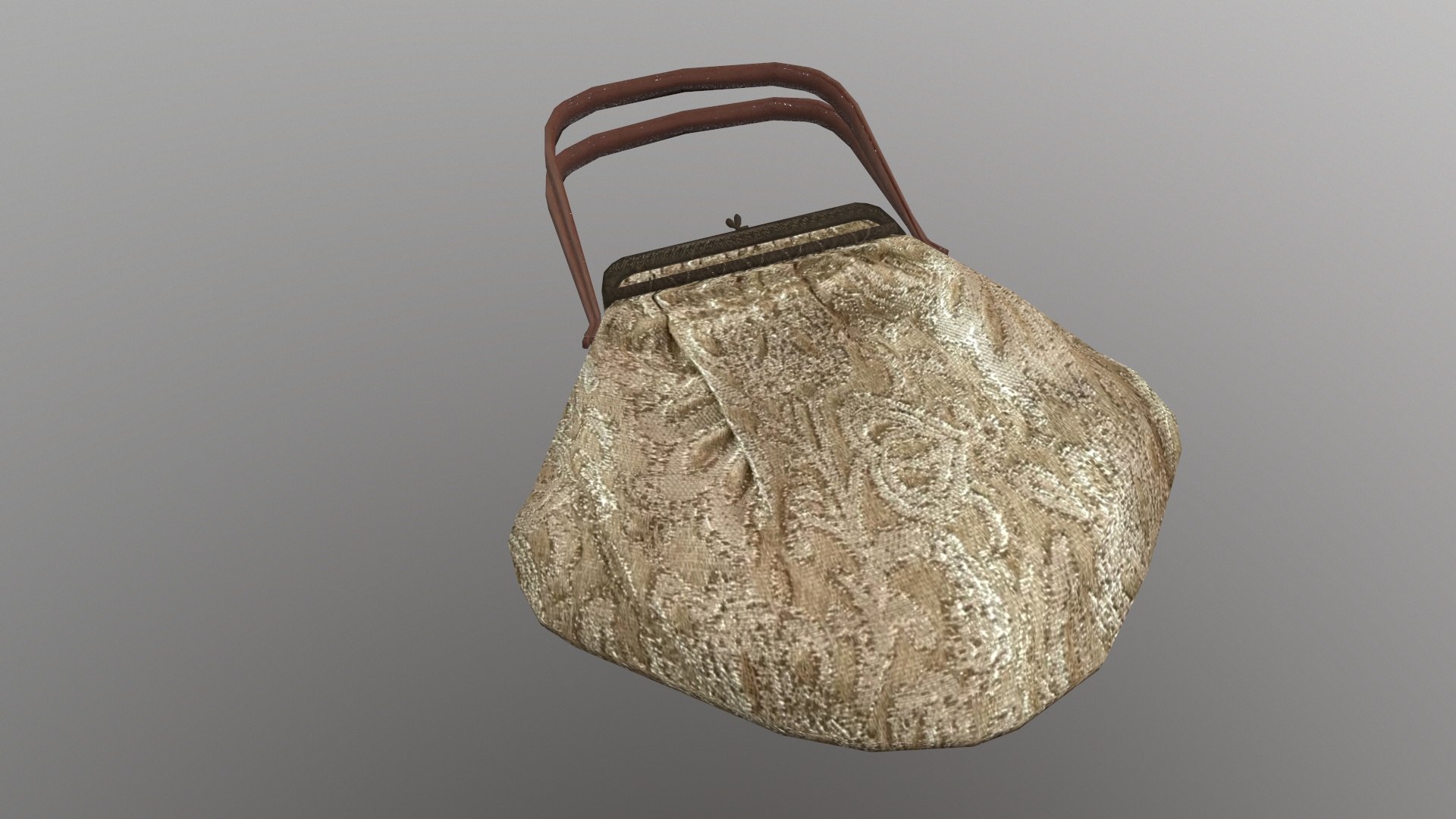 3D Model Lady Vintage Bag - TurboSquid 1970252