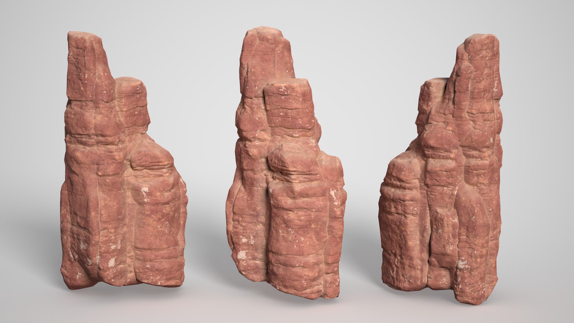 3D 14 Sandstone Columns Desert - 241025 - TurboSquid 2296900