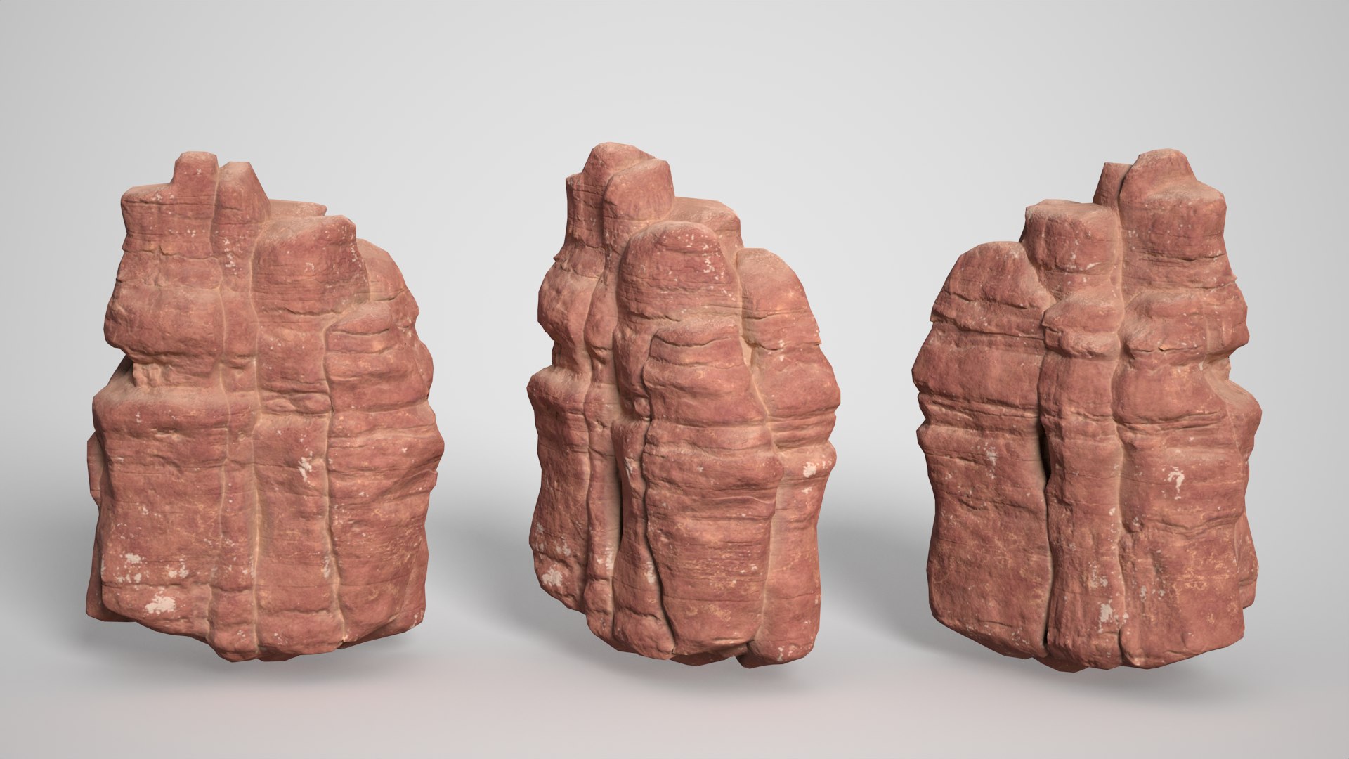 3D 14 Sandstone Columns Desert - 241025 - TurboSquid 2296900