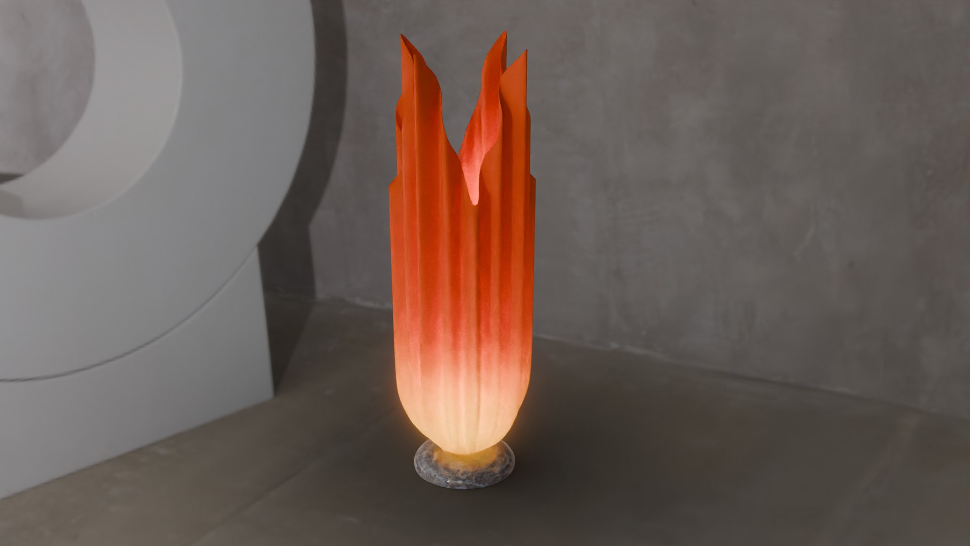 3D Model Floor Lamp FIRE - TurboSquid 2277407
