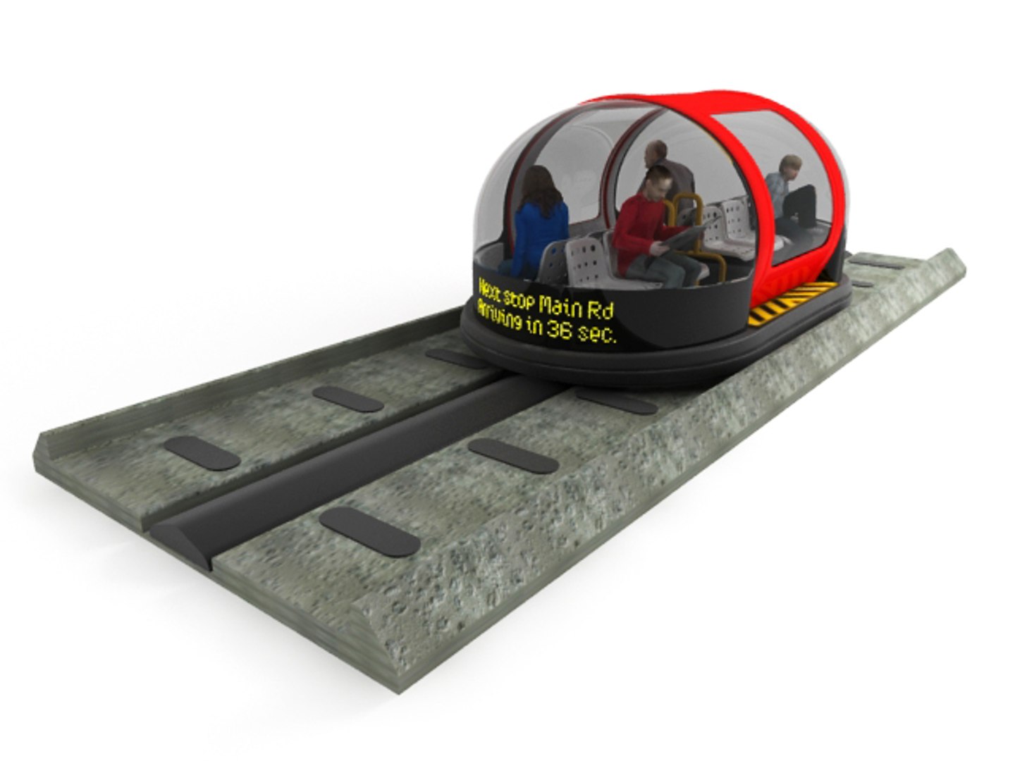 3d Model Pod Transporter