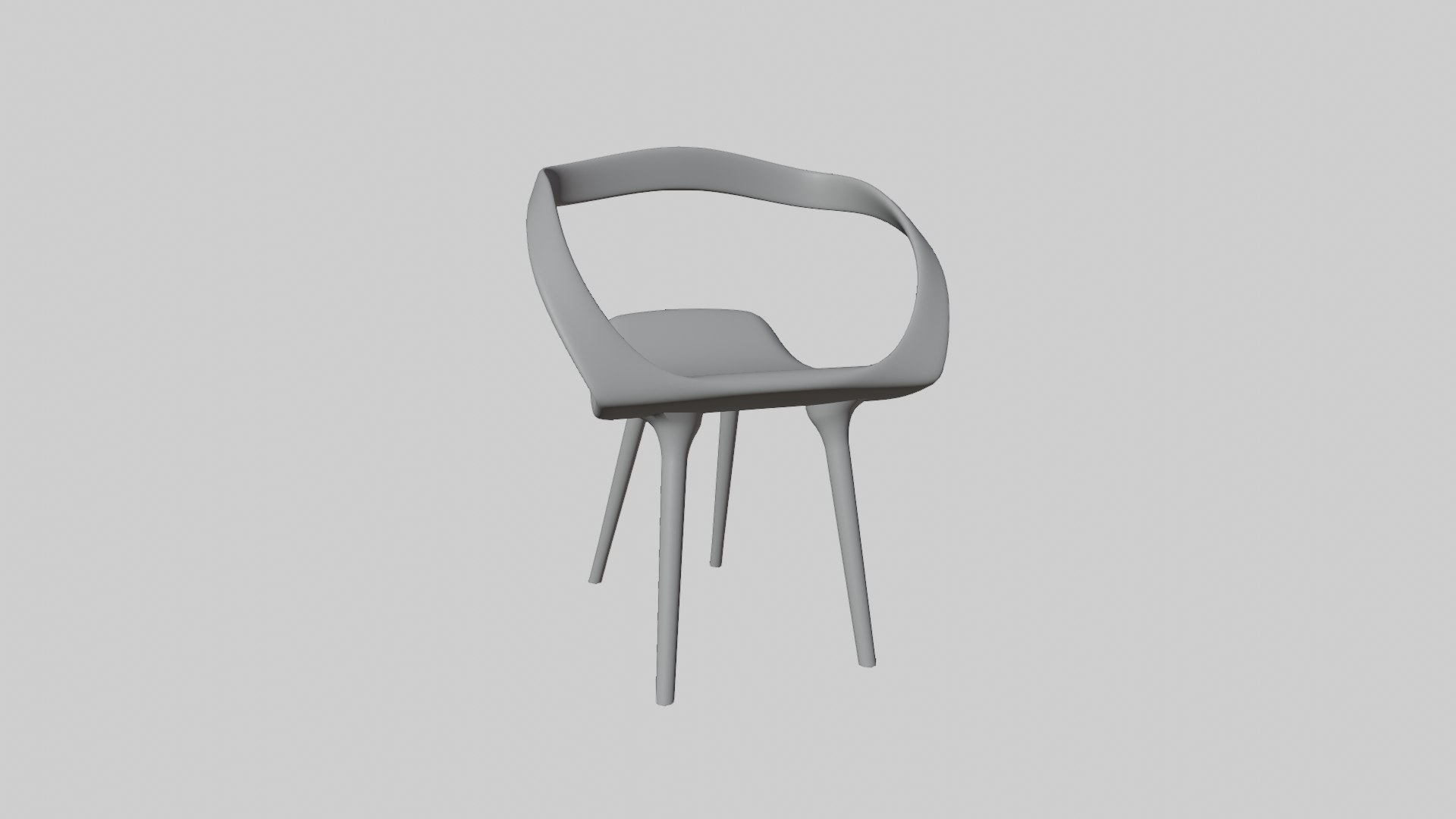 Simple Chair 3D Model - TurboSquid 2030584