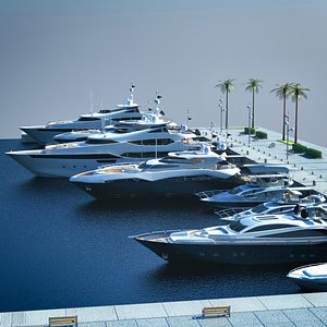 3D Marina Models | TurboSquid