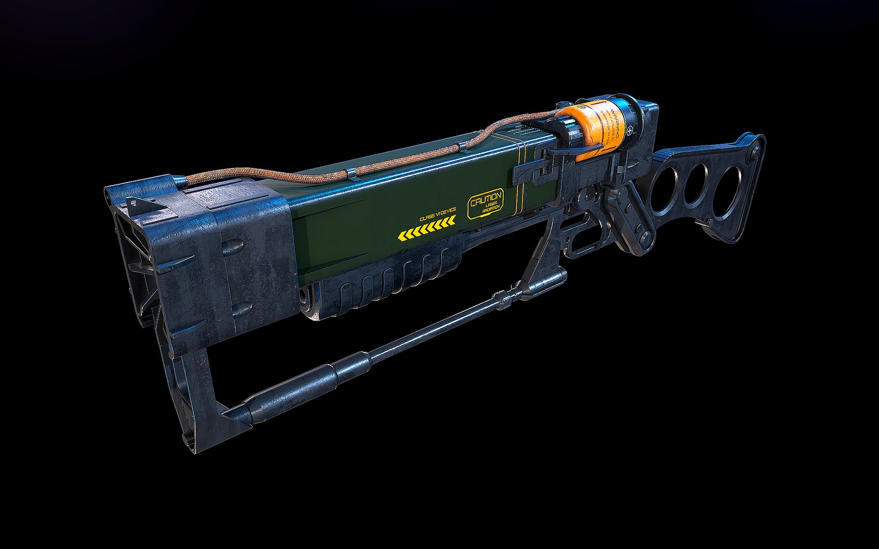 Aer9 Laser Rifle Fallout 3D Model - TurboSquid 2230119